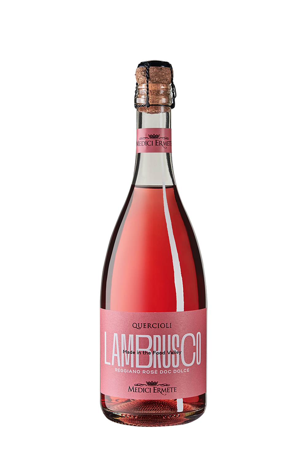 Medici Ermete Reggiano Lambrusco Rosato Dolce i Quercioli DOC